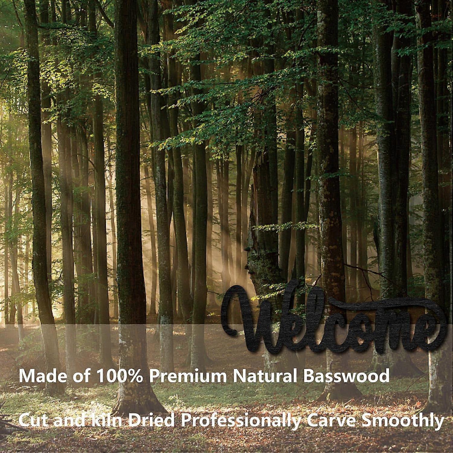 Welcome Laser Cut Sign Art Welcome Letter Wooden Cut Decor Wood Cut ...