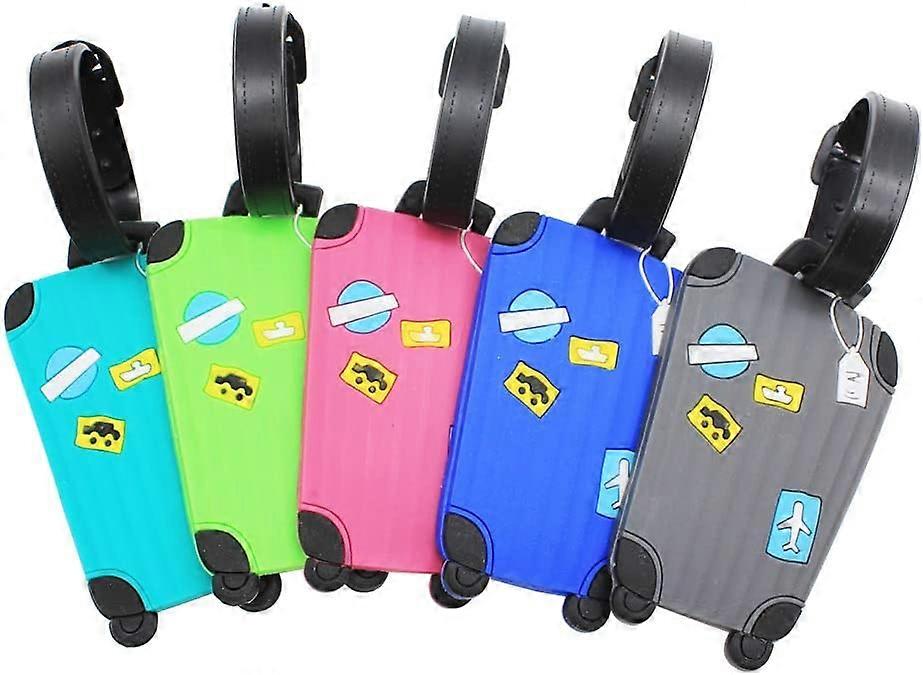Heytea Cute Luggage Tags Unique Funny Bag Tags Cartoon Baggage Suitcase ...
