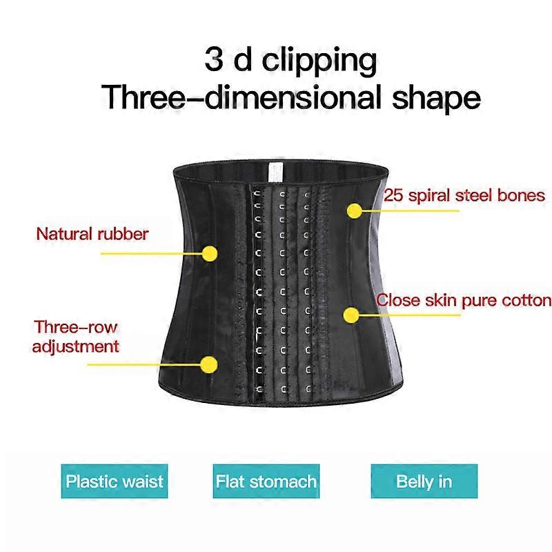 MUKATU Latex Waist Trainer 25 Steel Bone Women Binders Shapers Corset ...