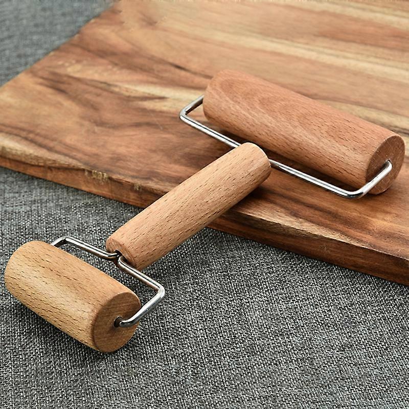 Dual Ended Wooden Rolling Pin Flour Pastry Dough Roller Kitchen Baking ...