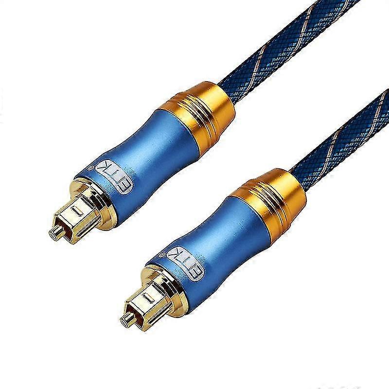 Emk Digital Optical Audio Toslink Cable Fiber Optic Audio Cable 5m For Hi-fi Dvd Tv | Fruugo UK