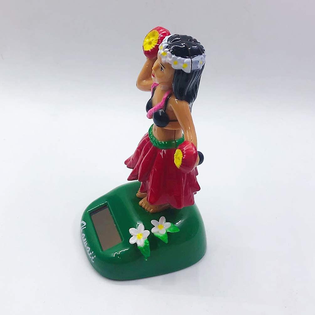 2024 Solar Powered Doll Hula Dancer Bobble Hawaiian Doll Bikini Beach ...