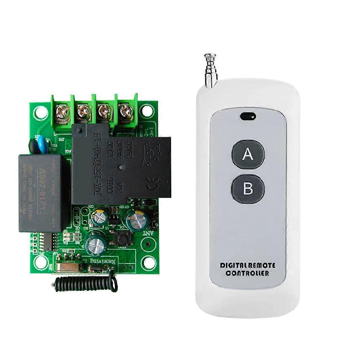 433MHz Universal Wireless Remote Control Switch AC220V Relay Module and ...