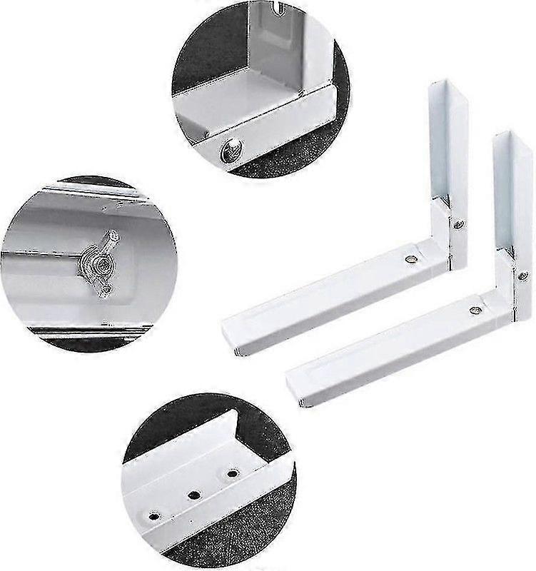 2 Pieces Microwave Wall Bracket, Microwave Brackets, Universal ...