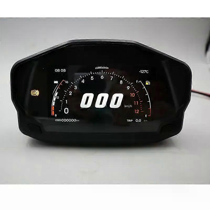 Universal TFT Motorcycle Speedometer Speed Meter 12V Dashboard | Fruugo UK