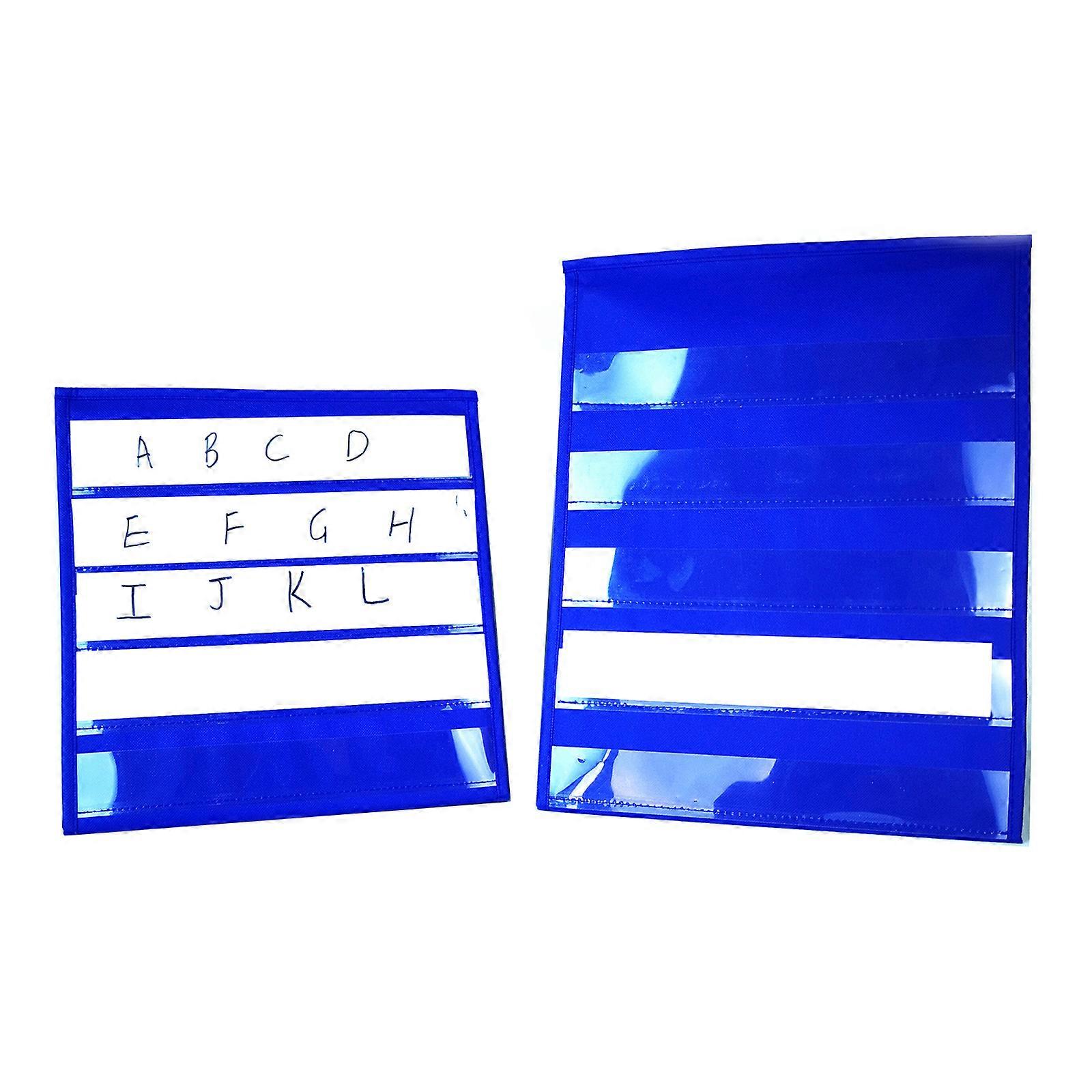 Desktop Pocket Chart for Sentence Strips, Foldable Pocket Chart Tent ...