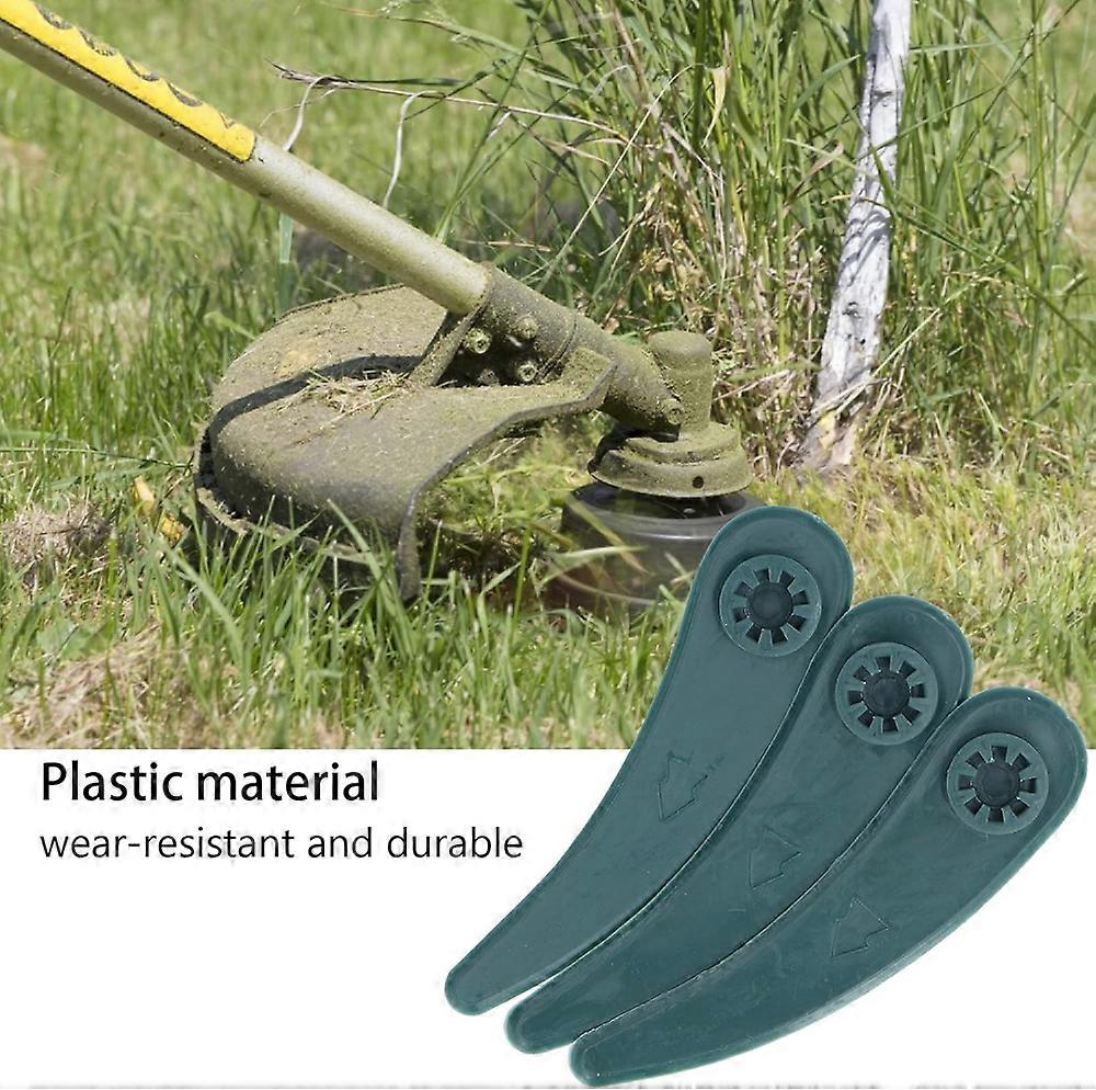 100 Pcs Grass Strimmer Trimmer Plastic Blades Set For Bosch Art23-18li ...