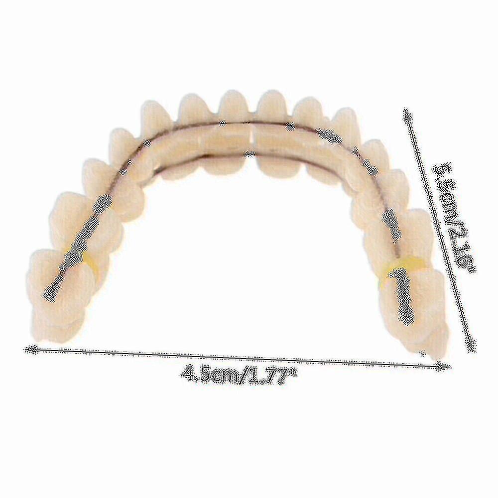 Smile Tooth Cover Snap On Upper Bottom False Teeth Dental Veneer ...