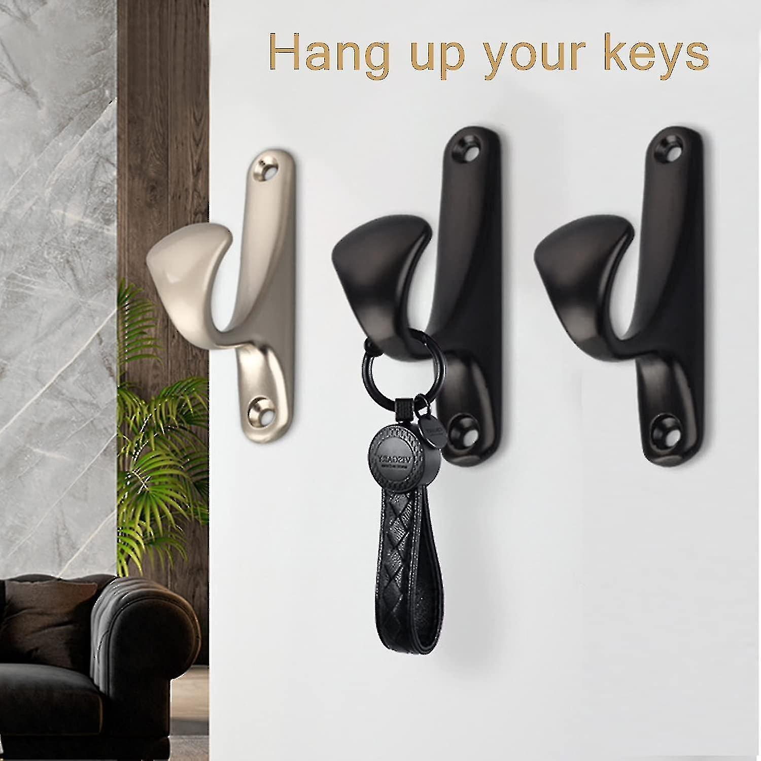 Coat Hooks,single Prong Robe Hooks,zinc Alloy Hooks,modern Simplicity ...