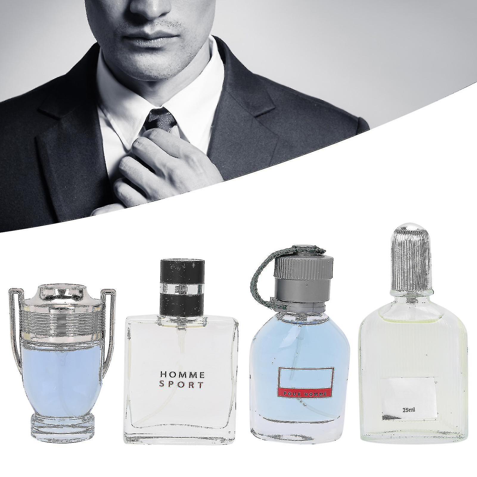 4pcs 25ml Men Perfume Long Lasting Natural Fragrance Male Spray Perfume ...