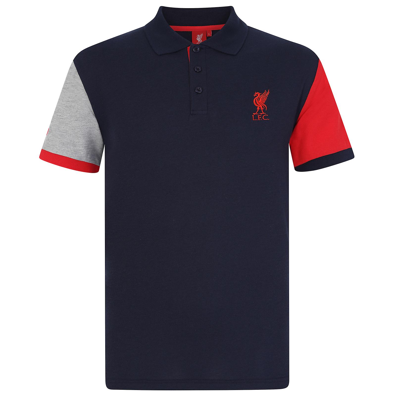 Liverpool FC Mens Polo Shirt Crest OFFICIAL Football Gift | Fruugo UK