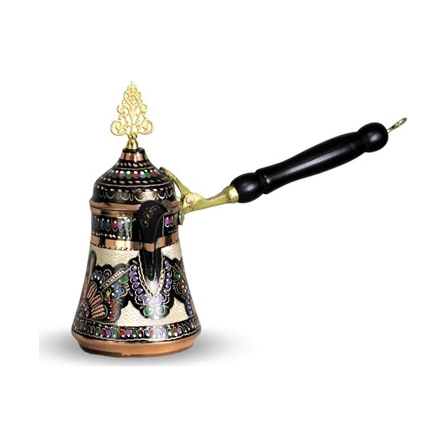 Rose Flower Mirra Copper Coffee Pot 300 - 650 Ml | Fruugo UK