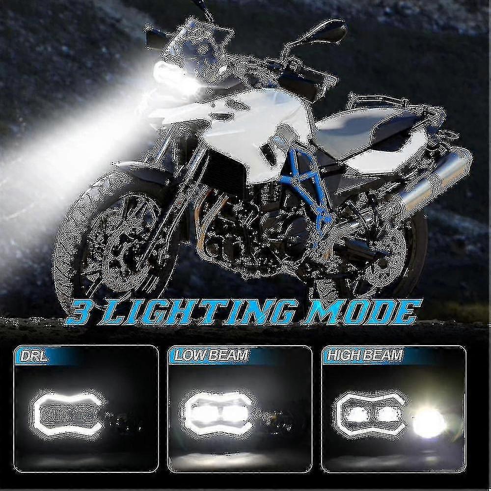 Professional Motorcycle Led Headlight High Low Beam+drl Led Head Light Assembly For F800gs ...