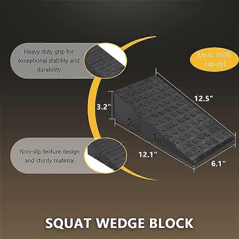 Slant Board for Squats, Non-Slip Squat Wedge Block, Calf Stretcher for ...