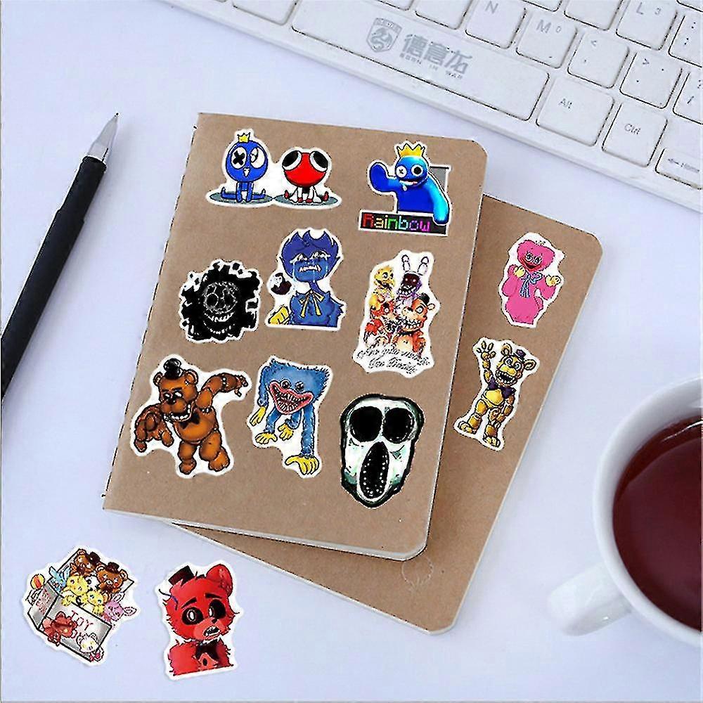 50pcs Five Nights At Freddy's Stickers Fnaf Game Waterproof Decals For ...