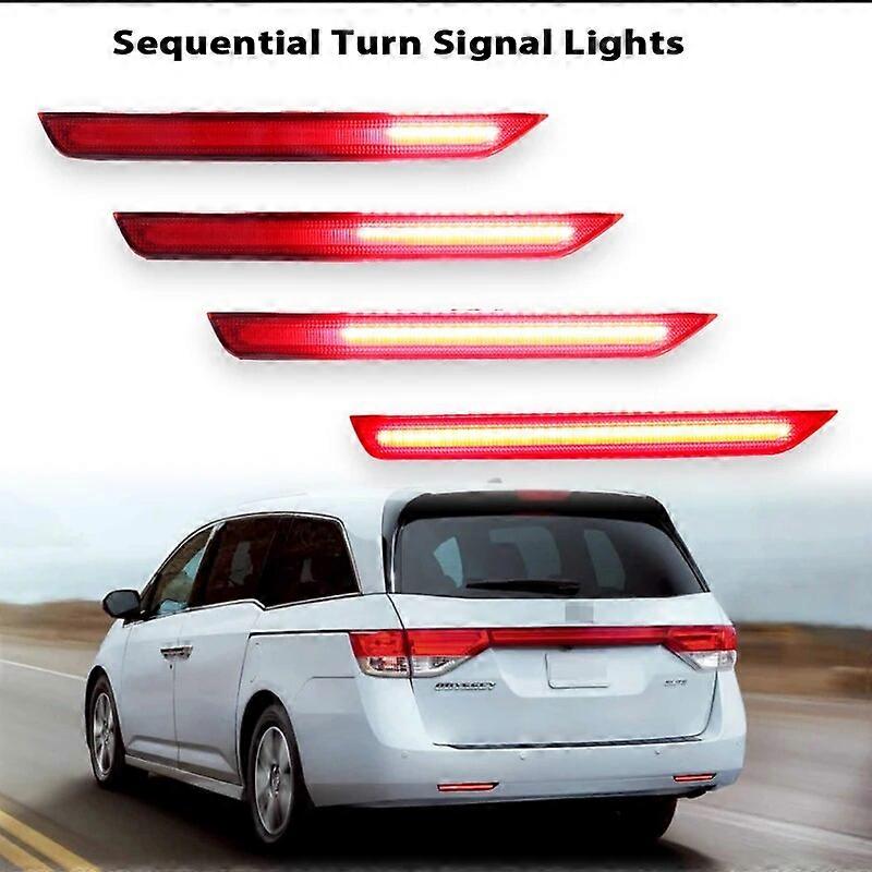 iJDM LED Bumper Reflector Lights For Honda Odyssey Function as Tail ...
