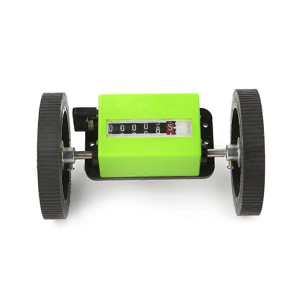 JM316 Rotation Counter Meter Wheel Rolling Wheel Type Counter Textile ...