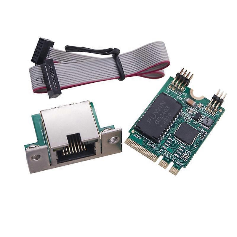M.2 A+E 2.5G Ethernet Adapter 2.5G/1G/100M Gigabit M.2 Networking Card ...