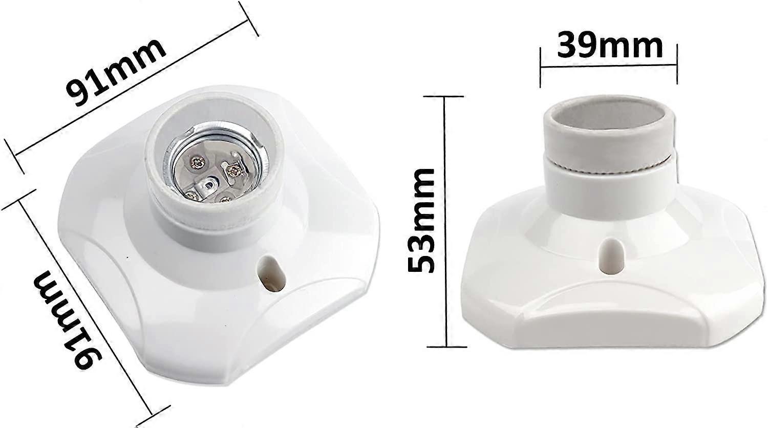 E27 Screw-in Ceiling Socket, E27 Garage Socket, AC 220-240V, LED Bulb ...