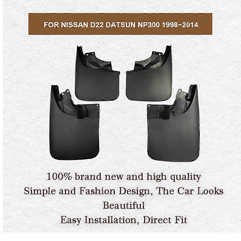 Mudguards For Nissan Navara D22 Datsun Frontier NP300 4x4 1998~2014 ...