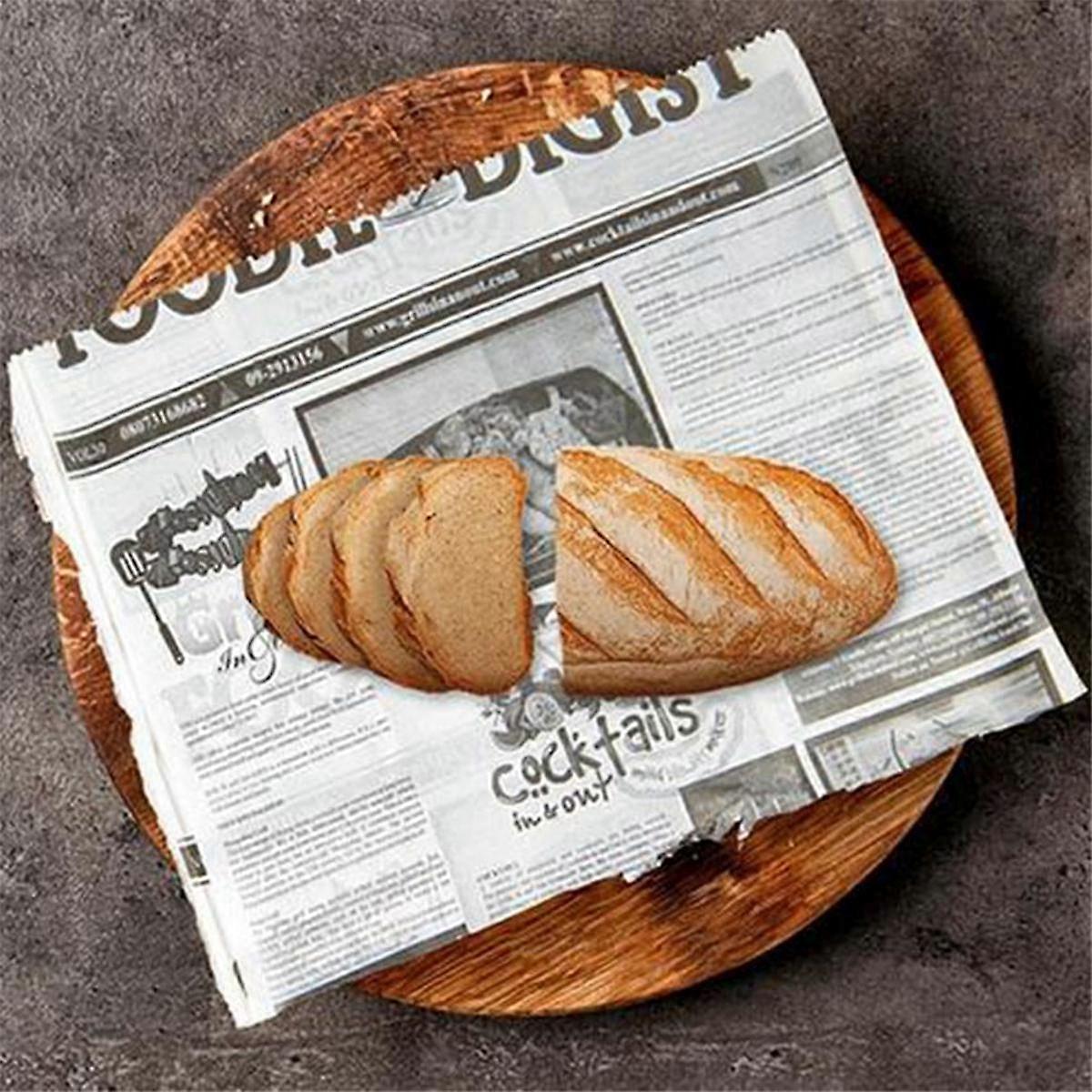 100PCS Baking Paper, Bread Paper, Hot Dog Tray Liner with French Fries ...