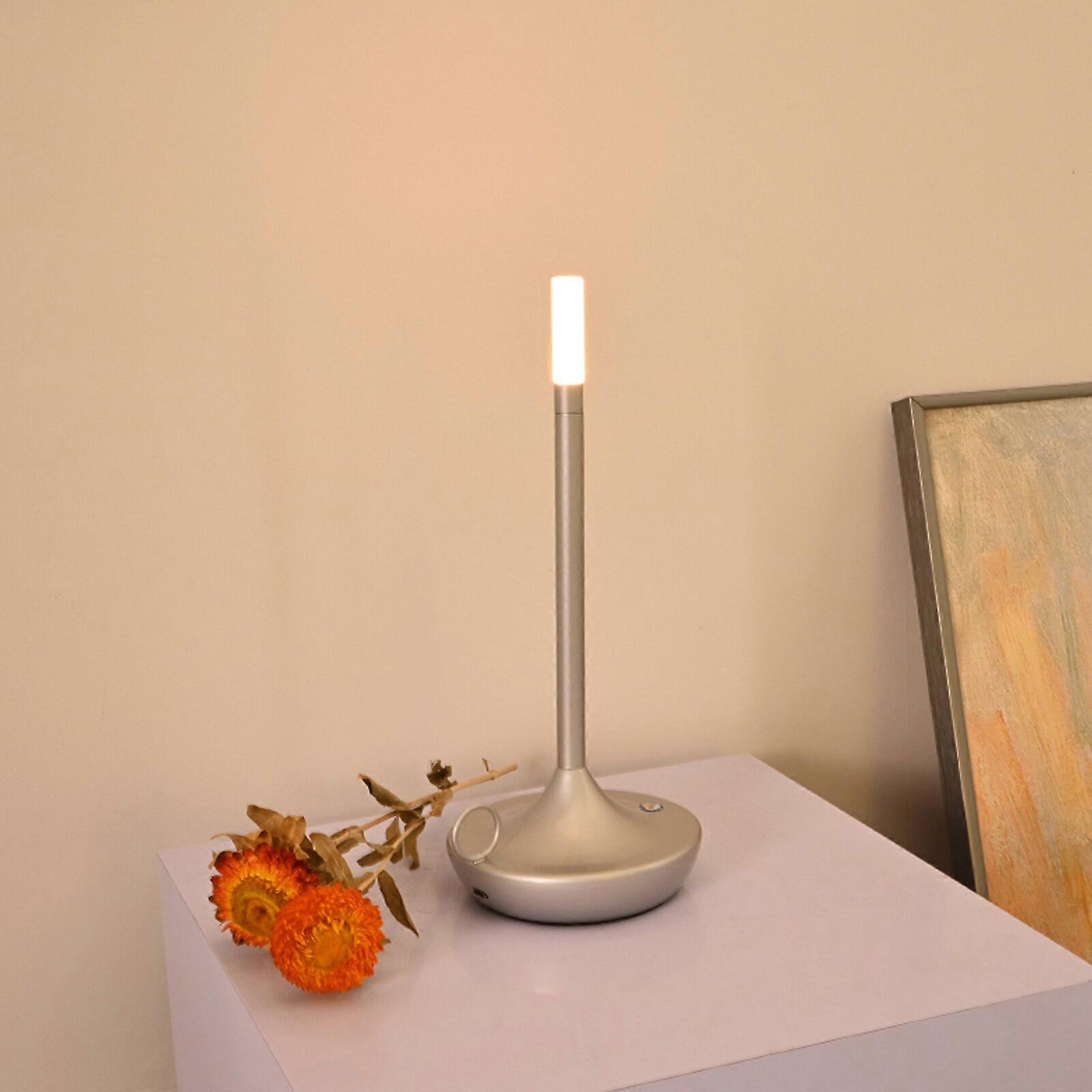 Bedroom desk lamp Wireless touch lamp Candle lamp Bedroom living room ...