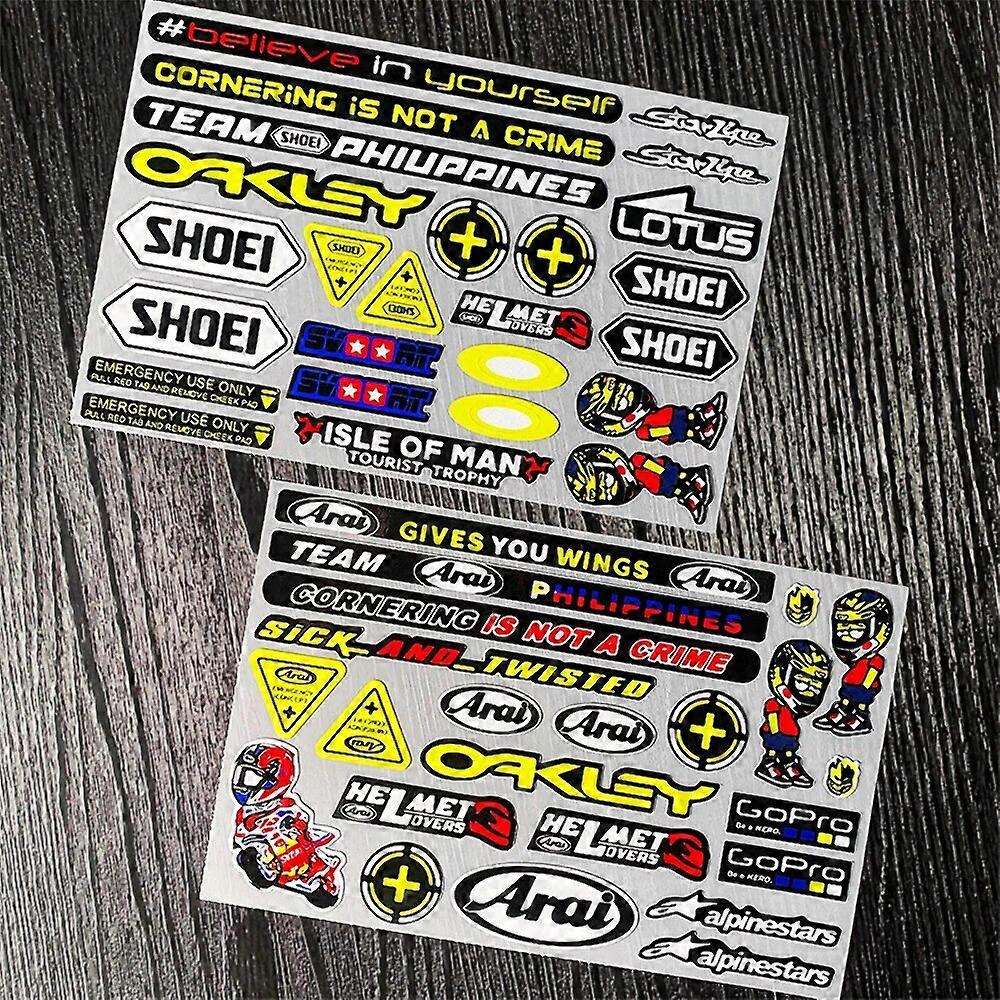 Motorcycle Motocross Bicycle Bike Vinyl Helmet Box Stickers For KTM ...