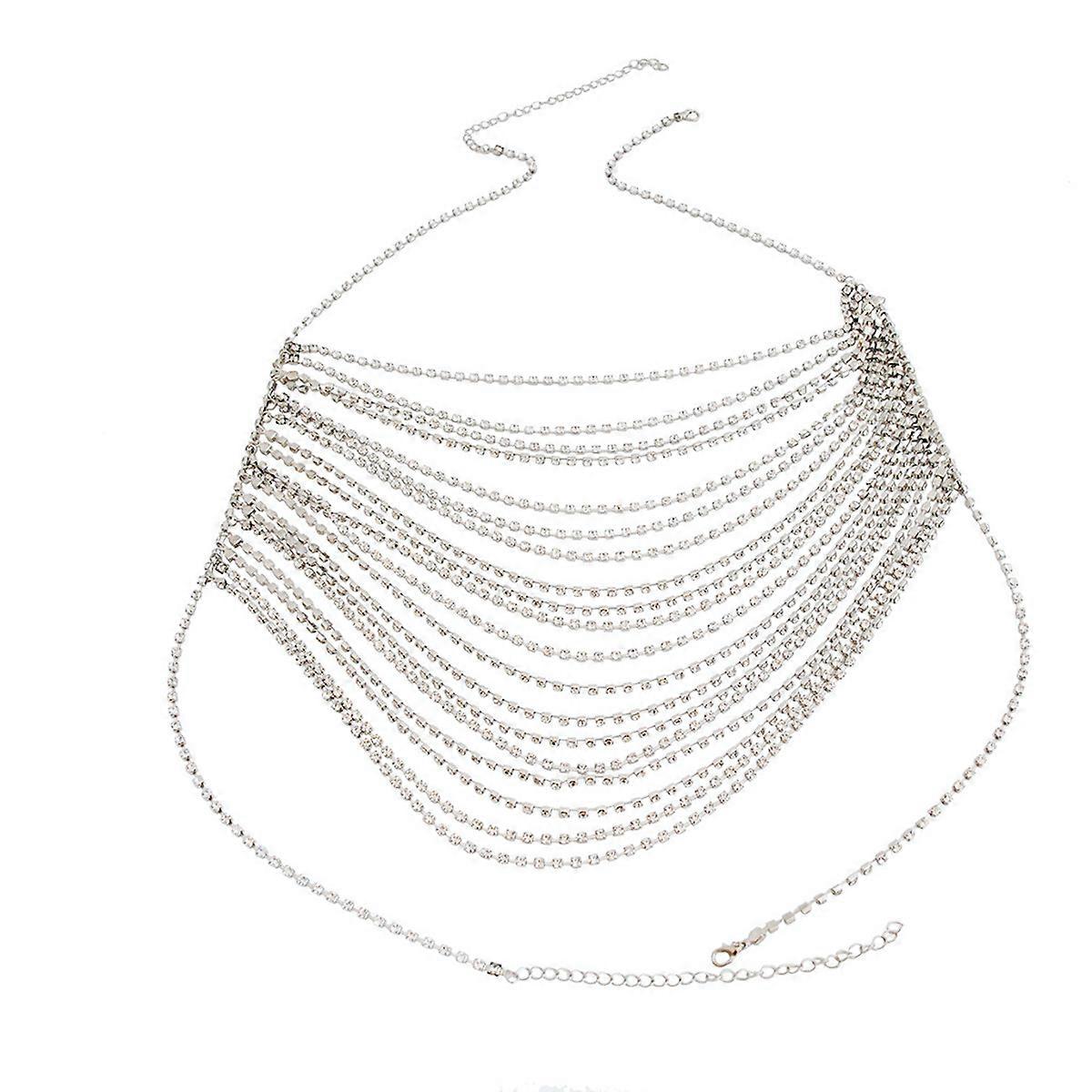 Ladies Nightclub Chest Chain Body Chains for Women and Girls | Fruugo UK