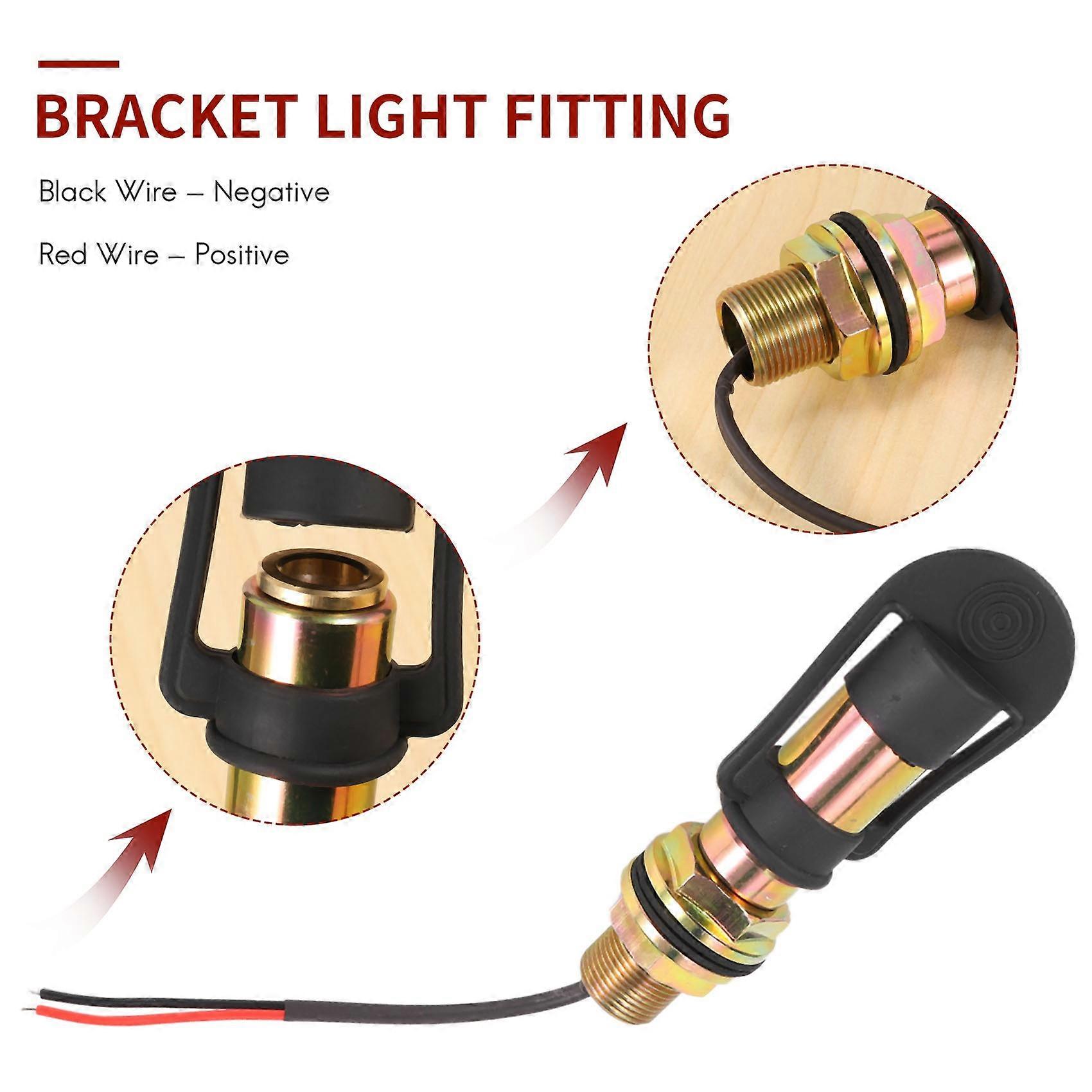 Rotating Flashing Beacon Flexible DIN Rod Tractor Mounting Bracket ...