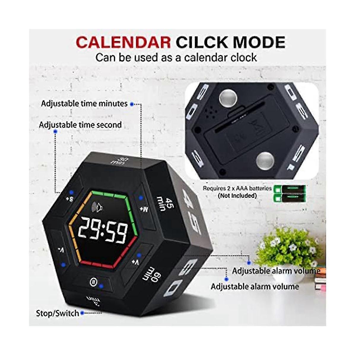 Pomodoro Timer, Productivity Timer,3, 5, 15, 30, 45, 60 Minute Preset ...
