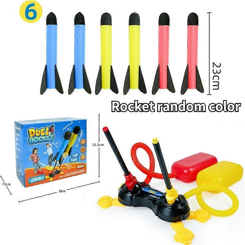 Kid Air Rocket Foot Launcher Toy Eva Foam Cotton Material Soaring ...