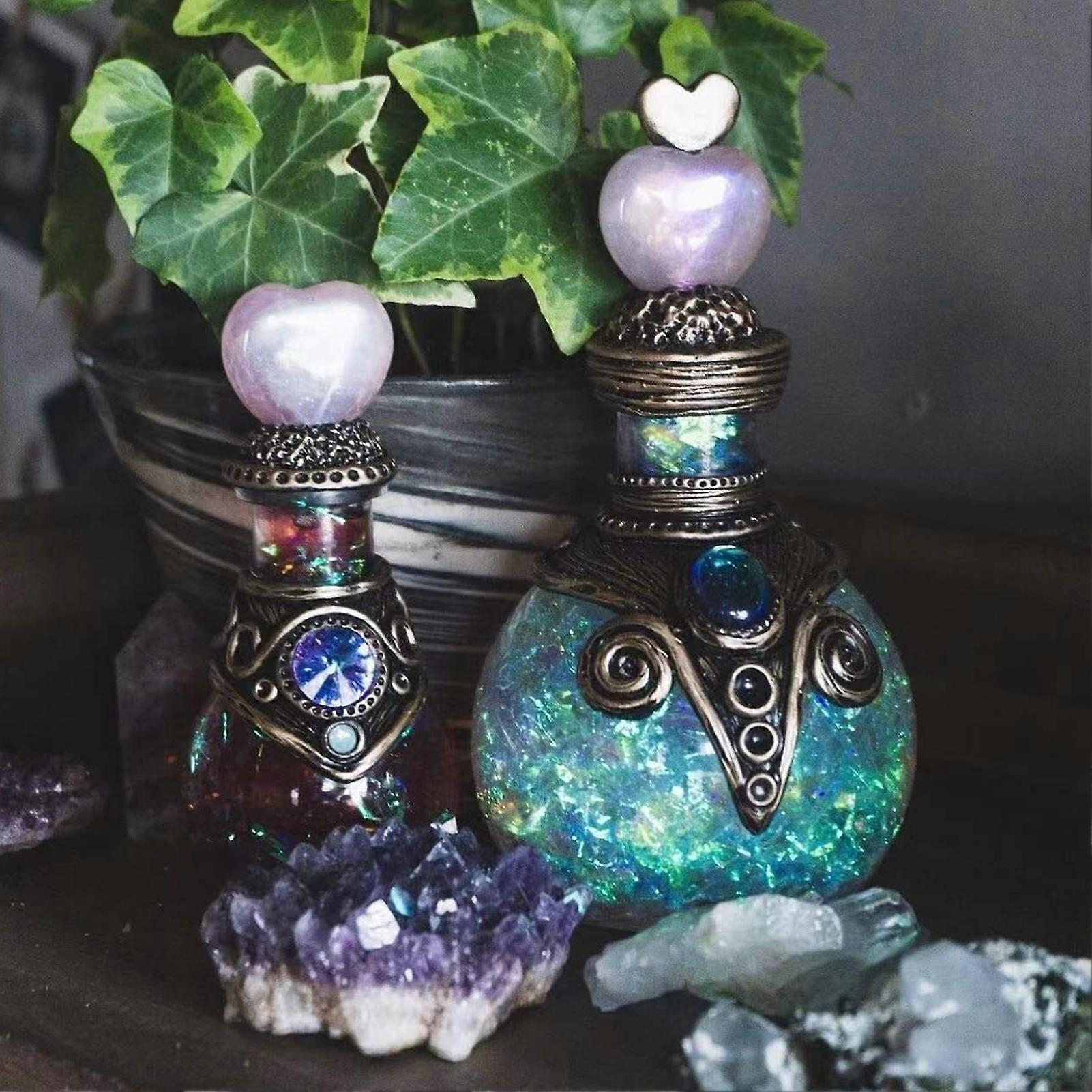 Potion Bottle Charming Weather Resistant Resin Faux Crystal Potion ...