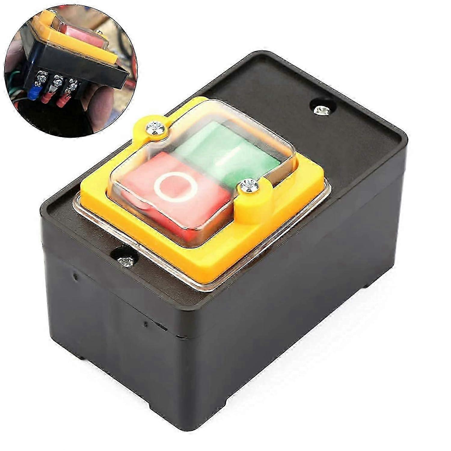 AC220V/380V button switch waterproof power control button switch with ...