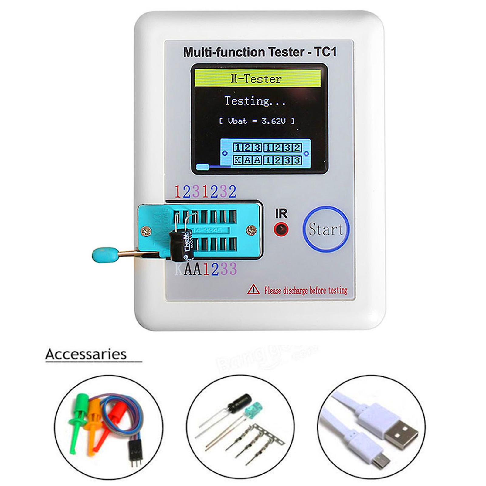 Colorful Display Transistor Tester Multi-functional Tft Backlight Didoe ...