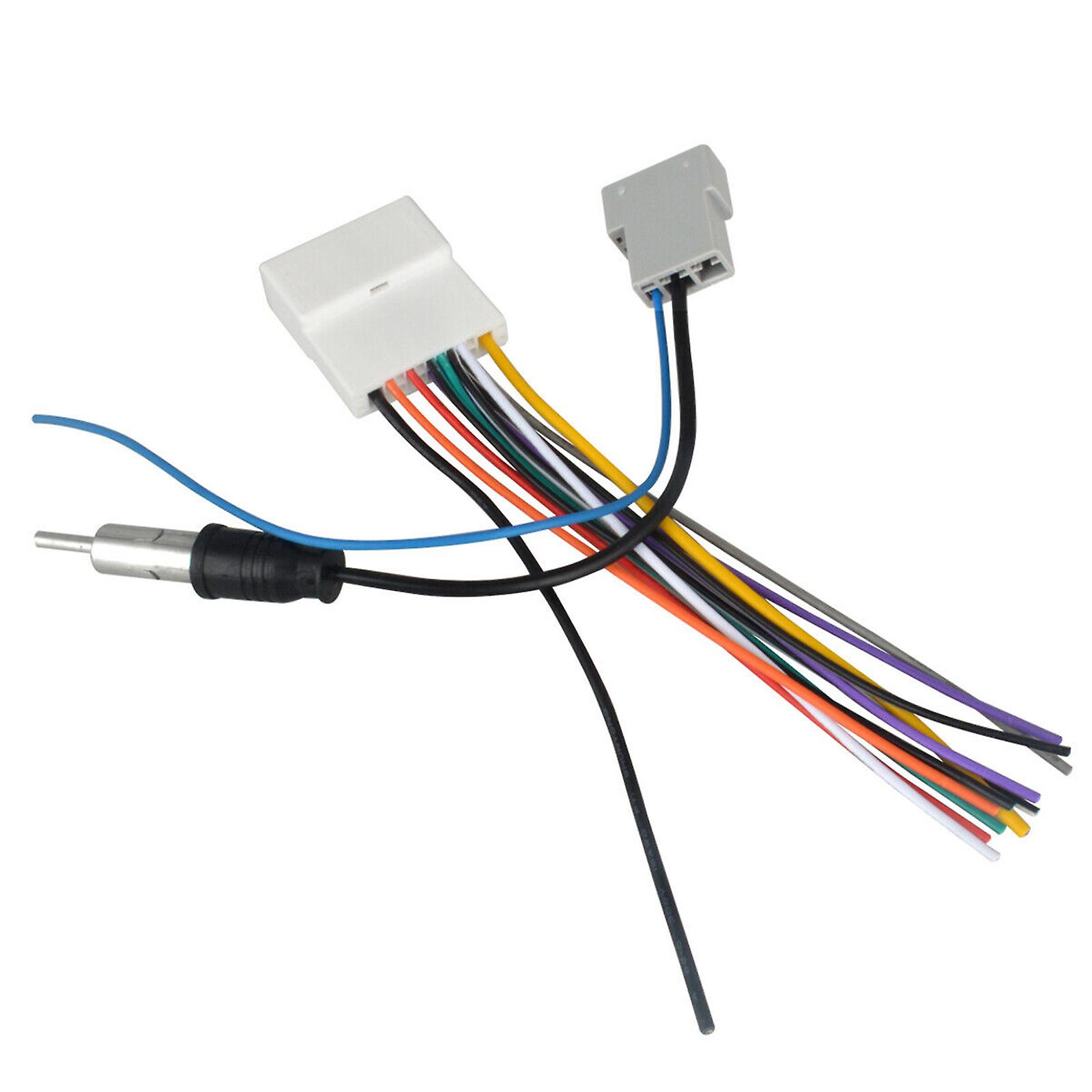 Car Radio 20 Pin Harness Adapter For 70-7552 Cube Frontier Versa Wire ...