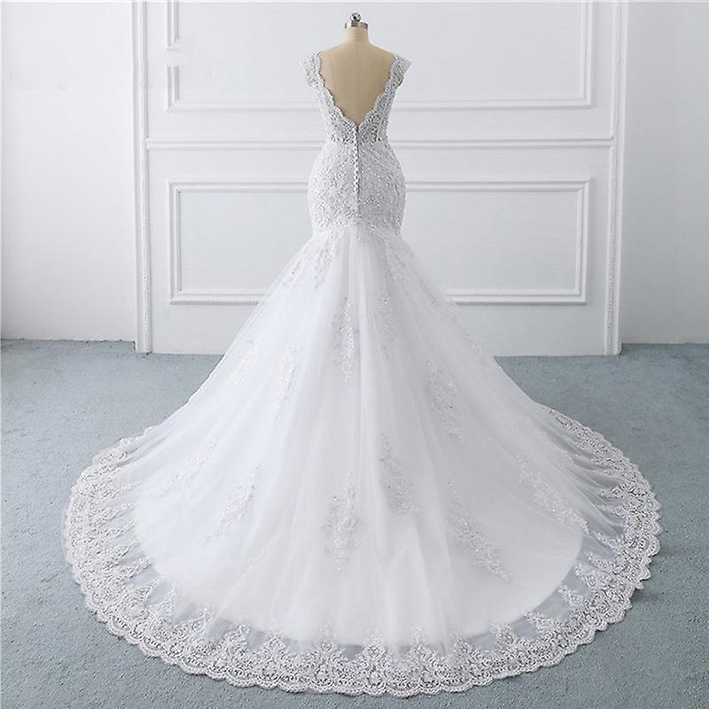 Mermaid Light Wedding Dress Sexy Trailing Luxury Sen Is Thin Bride ...