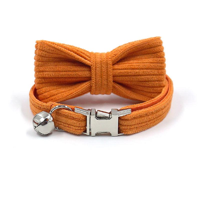 Kissan kaulus oranssi vakosametti voi veistää kirjoitus söpö ...