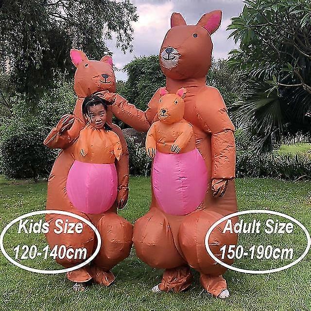Parent-kids Adult Animal Kangaroo Inflatable Costumes Full Body ...