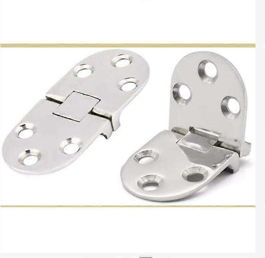 4Pcs Folding Table Hinges, Flat Folding Cabinet Door Hinges, (Silver)7 ...