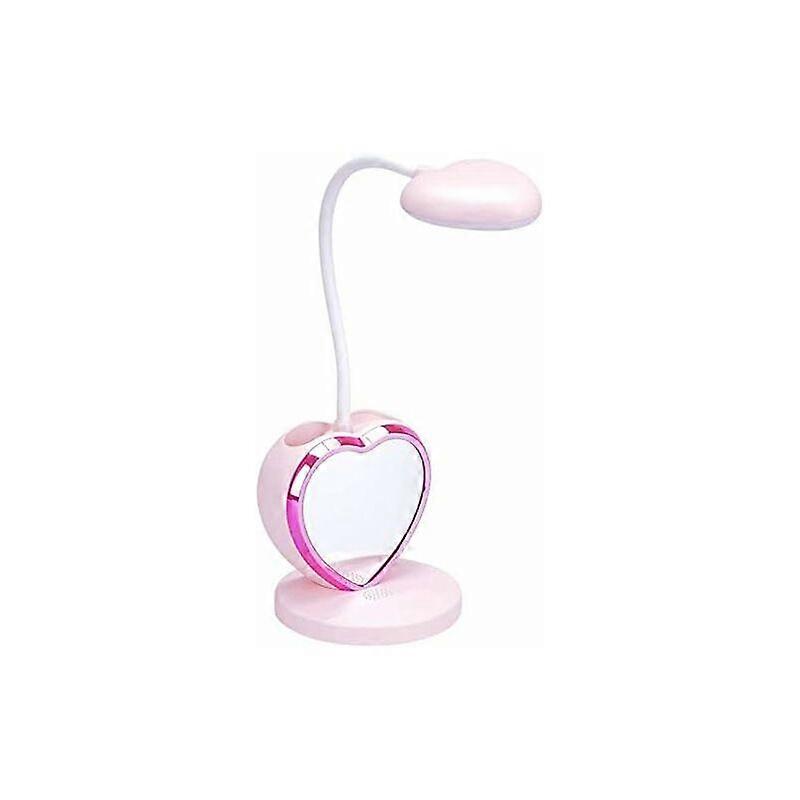 LED Desk Lamp for Girl, Rechargeable LED Desk Lamp with USB Charging ...