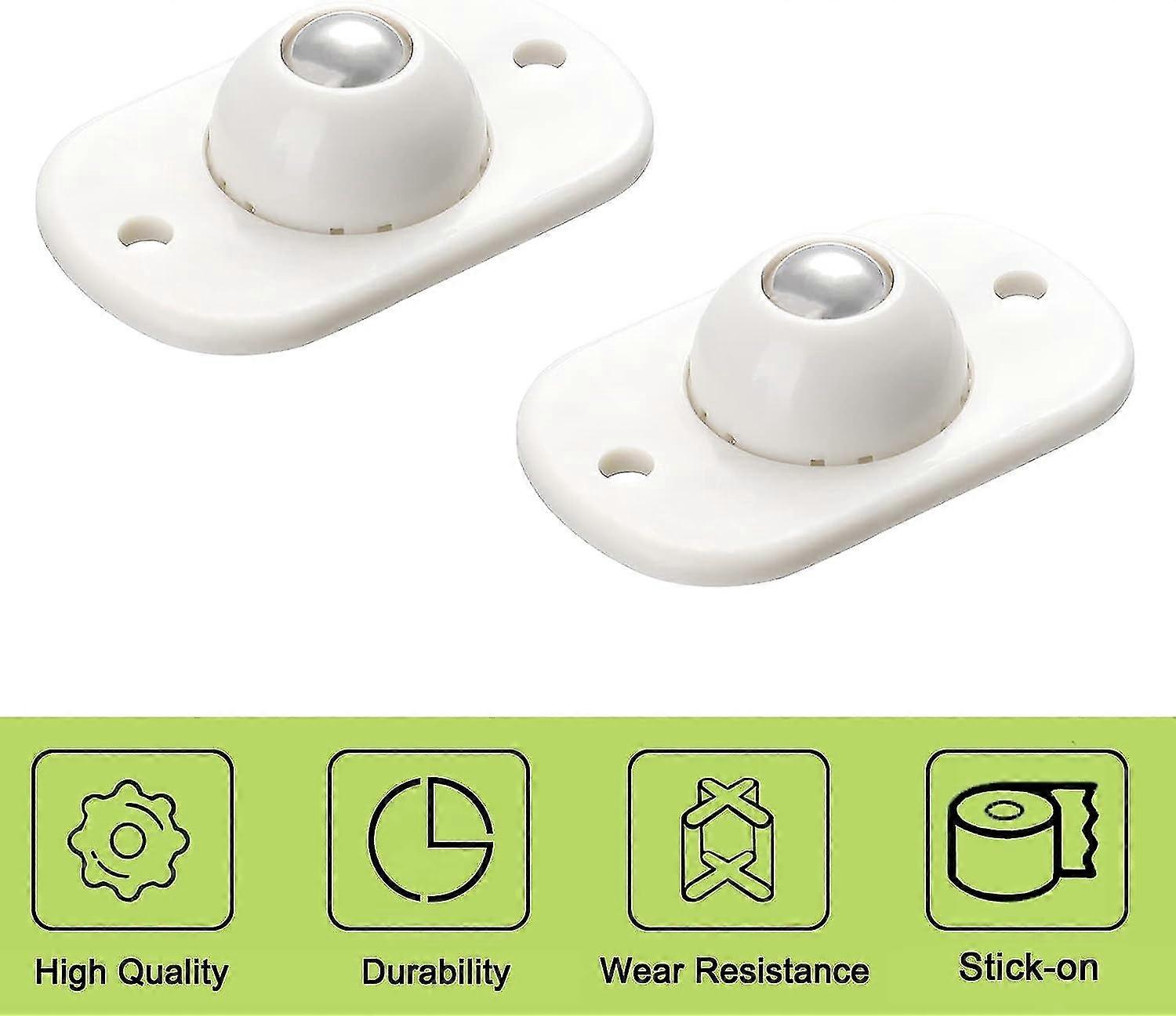 4pcs Self-adhesive Swivel Casters, Universal 360 Rotation Transfer Ball ...