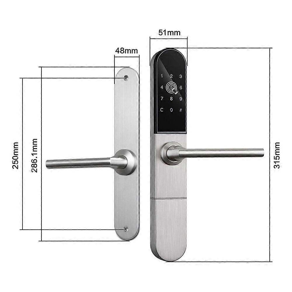 Waterproof Keyless European Bluetooth Wifi Electronic Door Lock, App ...