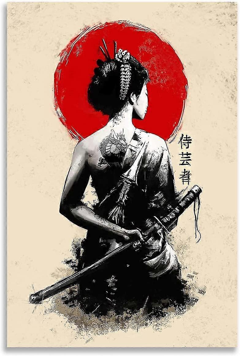 Japanese Geisha Background
