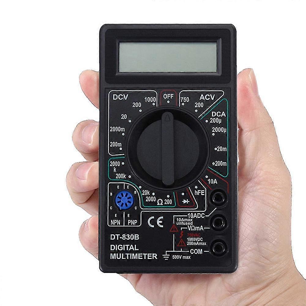 Lcd digital multimeter ac/dc 750/1000v digital mini handheld multimeter ...