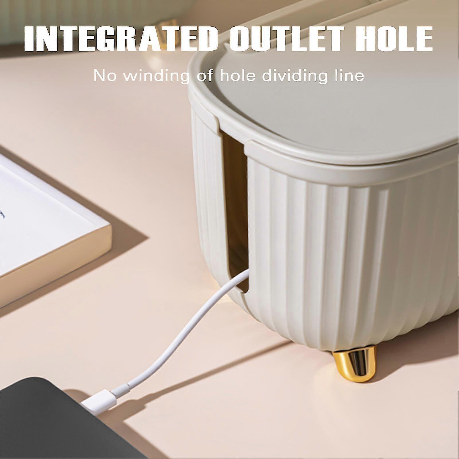 Data Cable Storage Box For Plug In Boards Cord Hider Box For Hiding ...