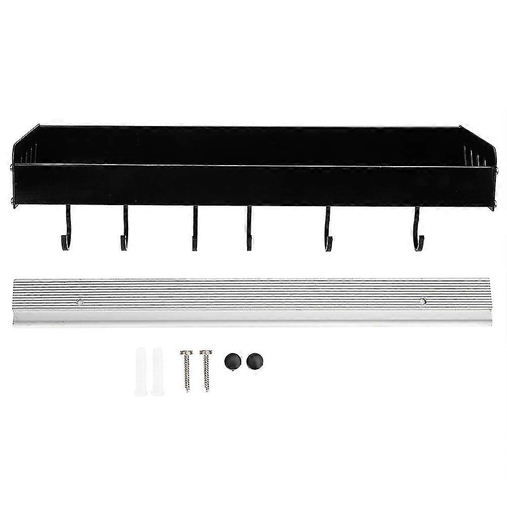 Multi-fuction Space Aluminum Wall Mounted Kitchen Storage Rack Shelf ...