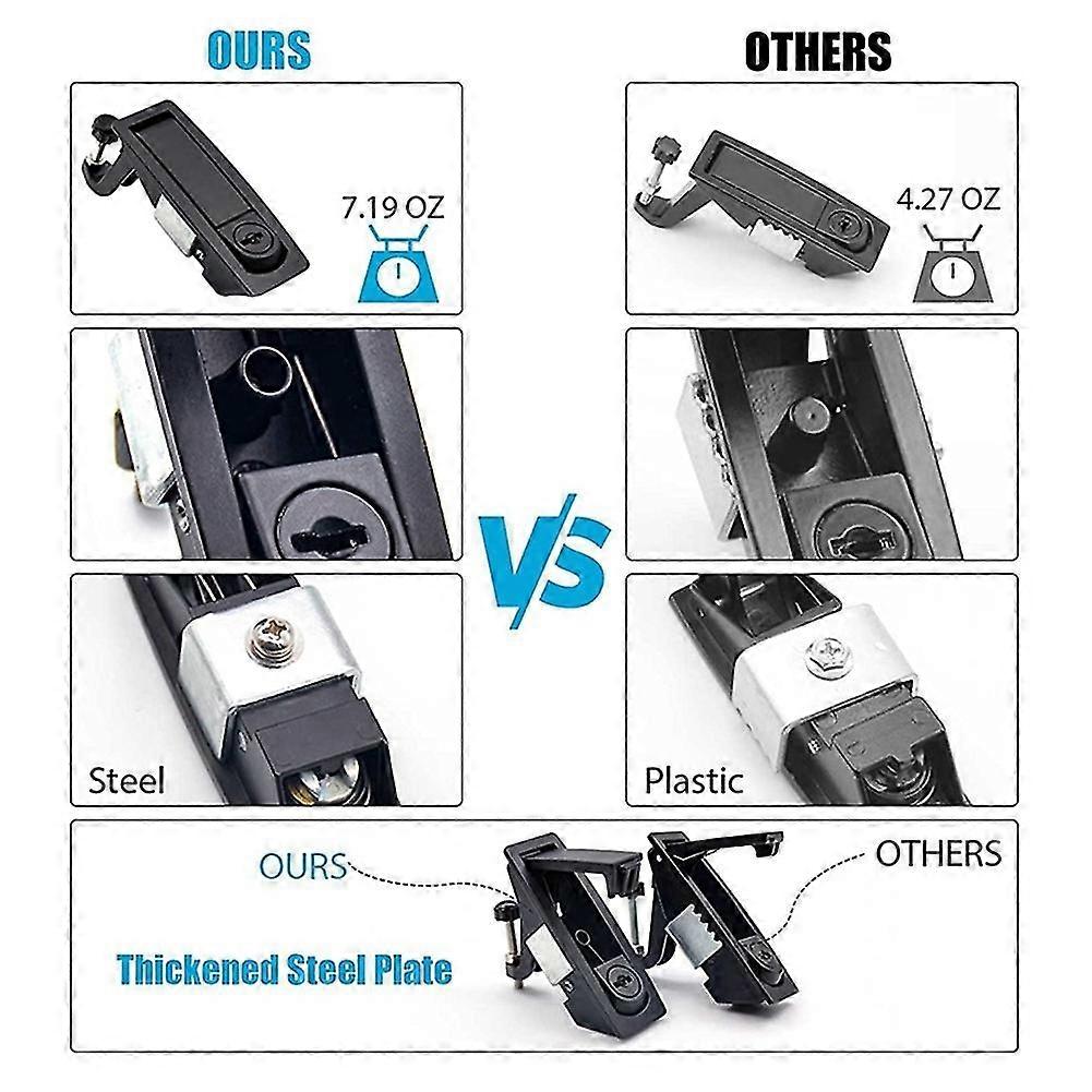 10 Pcs Compression Latch Flush Lever Latch For Car Rv Door Hand Lock ...