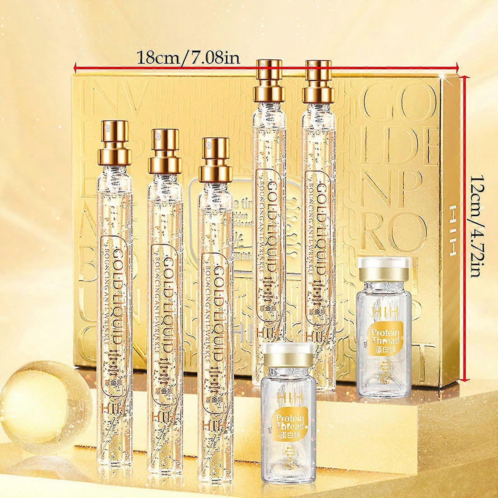 Soluble Protein Thread Combined With Nano Gold Essence Gold Protein ...