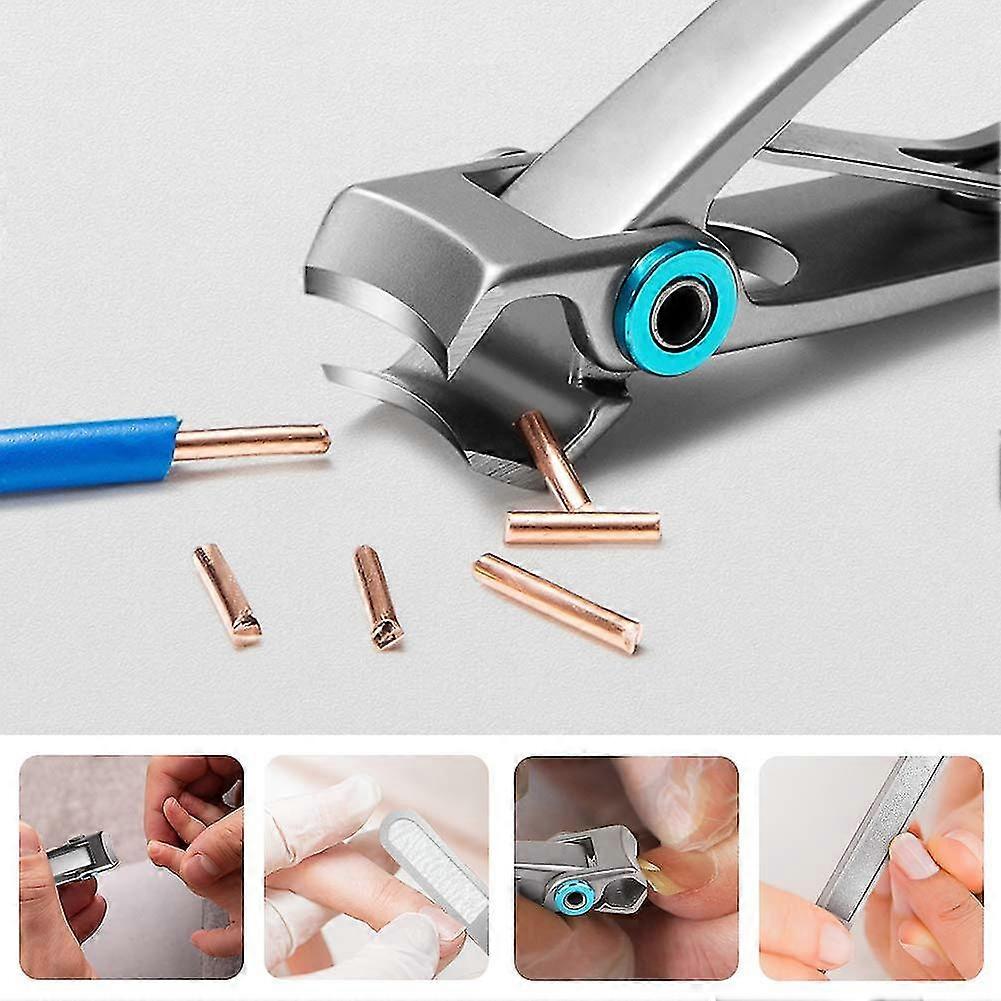 Nail Clipper Great For Thick Nails, Mitening Wide Jaw Opening Nail ...