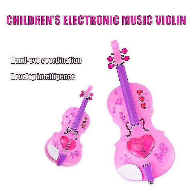 Child Simulation Violin Toy Electric Musical Instrument With Music Demo ...
